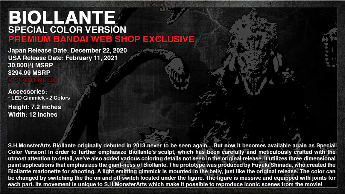 Biollante Special Color Version