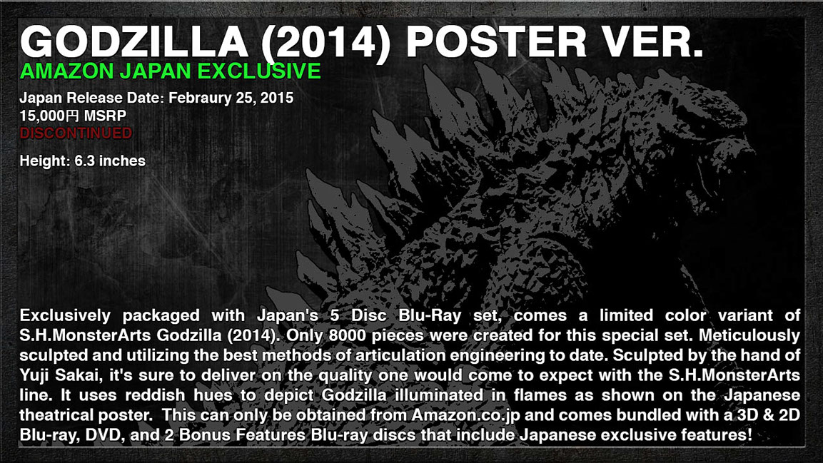 Godzilla 2014 Poster Version