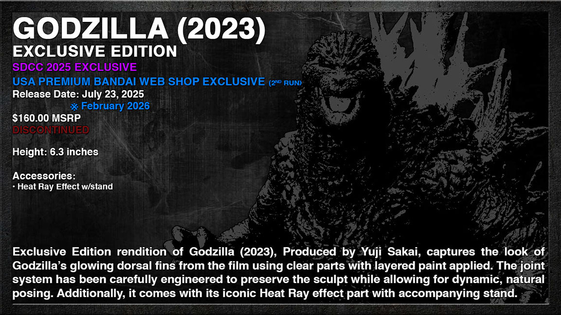 Godzilla 2023 Exclusive Edition