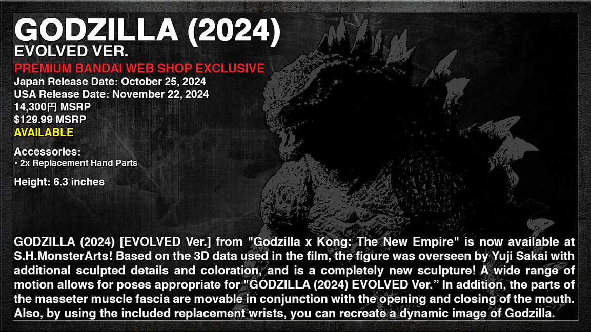 Godzilla 2024 Evolved Version