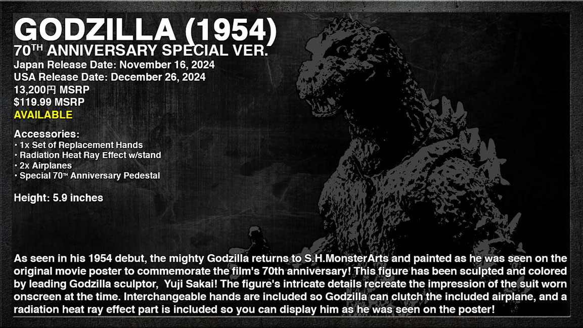 Godzilla 1954 70th Anniversary Special Version