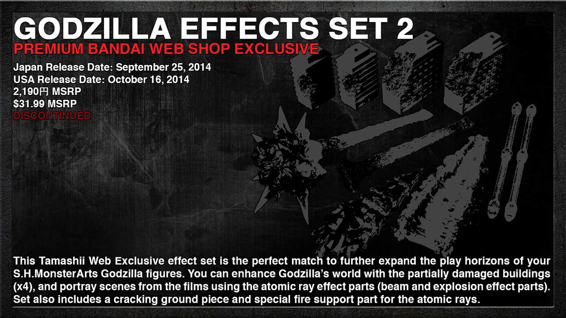 Godzilla Effects Set 2