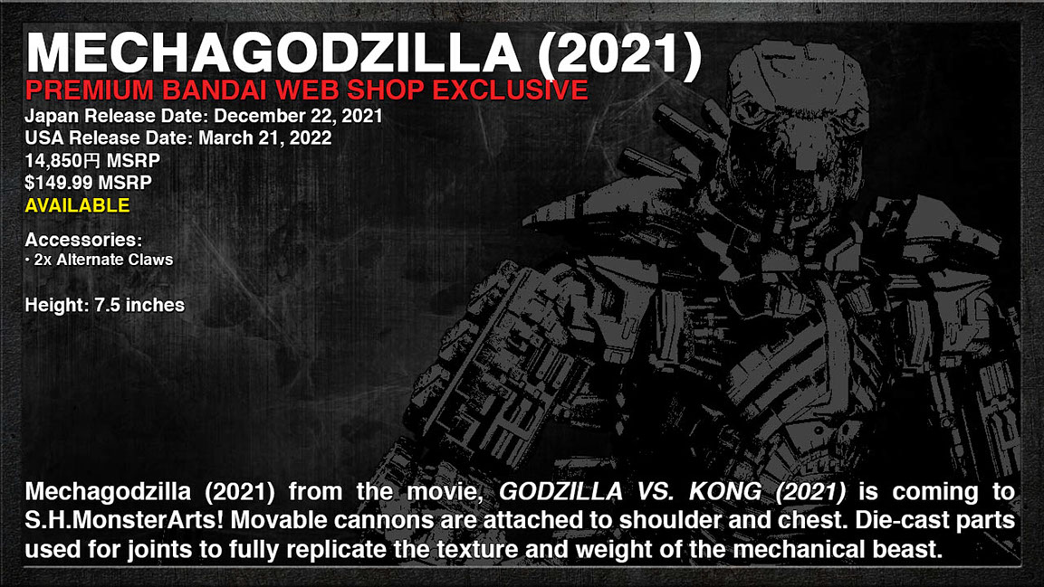 Mechagodzilla 2021