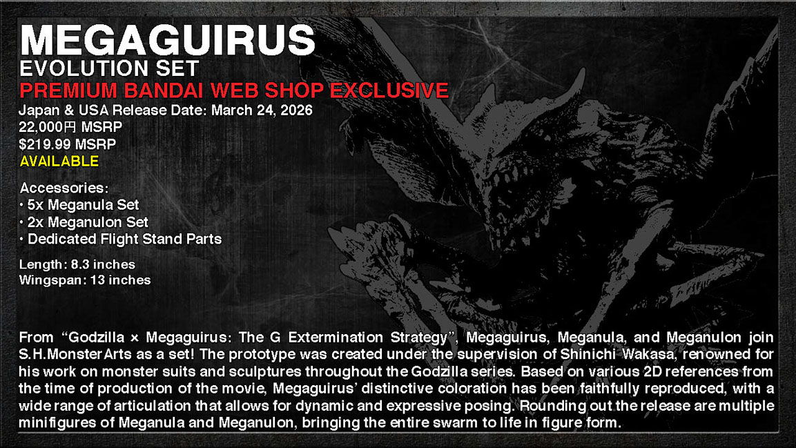 Megaguirus Evolution Set